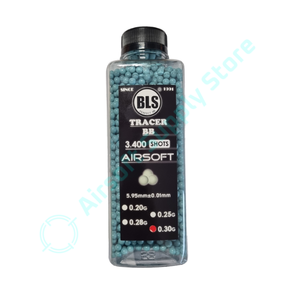 0.30g Blue Tracer - 3400rd – Airsoft Supply Store